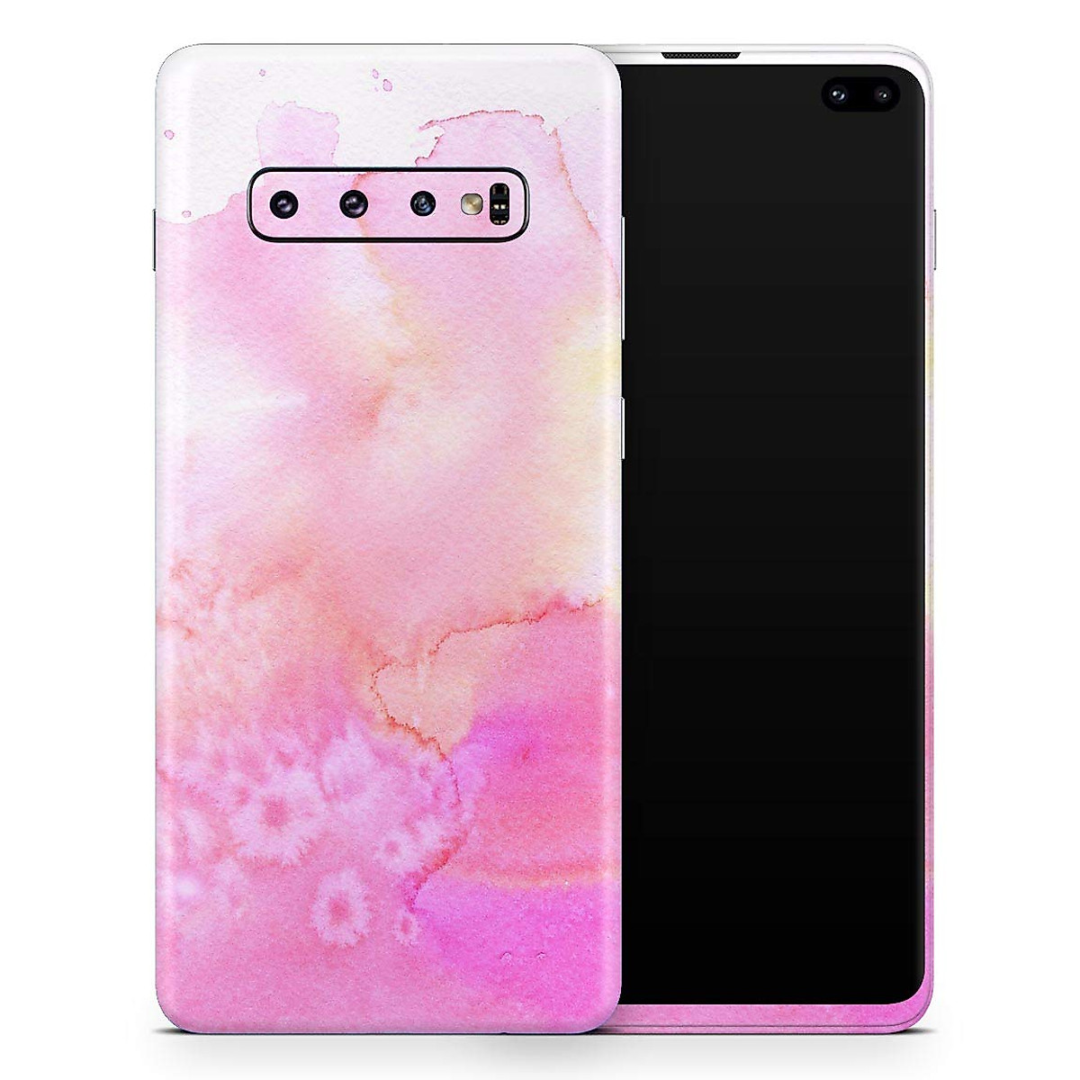 DesignSkinz Subtle Pink 2 Absorbed Watercolor Texture Protective Vinyl Decal Wrap Skin Cover Compatible with The Samsung Galaxy S20 (Screen Trim & Back Glass Skin)