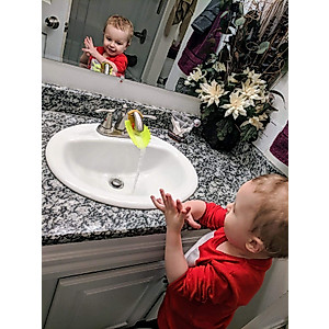 Honbay 2PCS Leaf Faucet Extender Sink Handle Extender Safe and Fun Hand-Washing Solution for Children