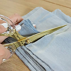 OfficeGoods Acrylic & Stainless Steel 9" Scissors - Modern Design for the Stylish Home, Office, or School - Perfect for Arts & Crafts, Scrapbooking, Fabric, & Sewing - Gold