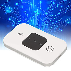 Portable Internet Hotspot, 150Mbps High Speed 4G Strong Coverage Unlocked SIM Card Router Supports Band B1/3/5/7/8/20/40, for Home, Office, Travel