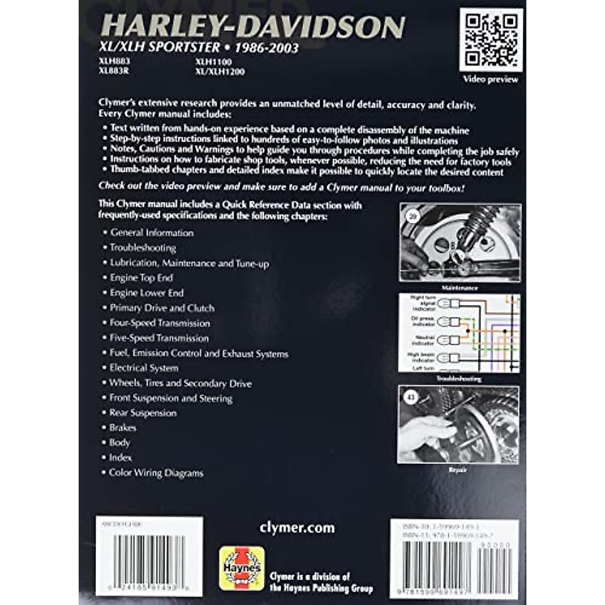 Harley-Davidson Sportster Motorcycle (1986-2003) Service Repair Manual