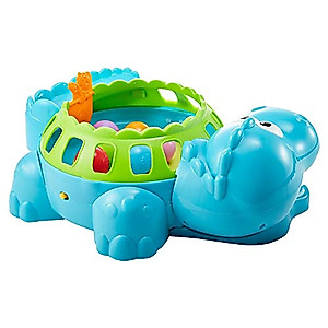 Fisher-Price Baby Crawling Toy, Poppity Pop Musical Dino, Ball Popper Dinosaur with Music & Sounds for Infants Ages 6+ Months