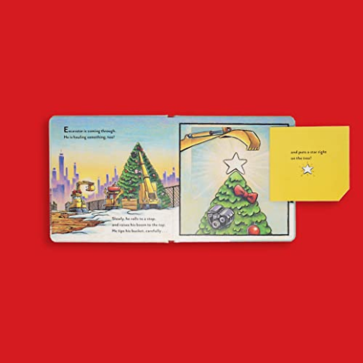 Construction Site: Merry and Bright: A Christmas Lift-the-Flap Book (Goodnight, Goodnight, Construc)