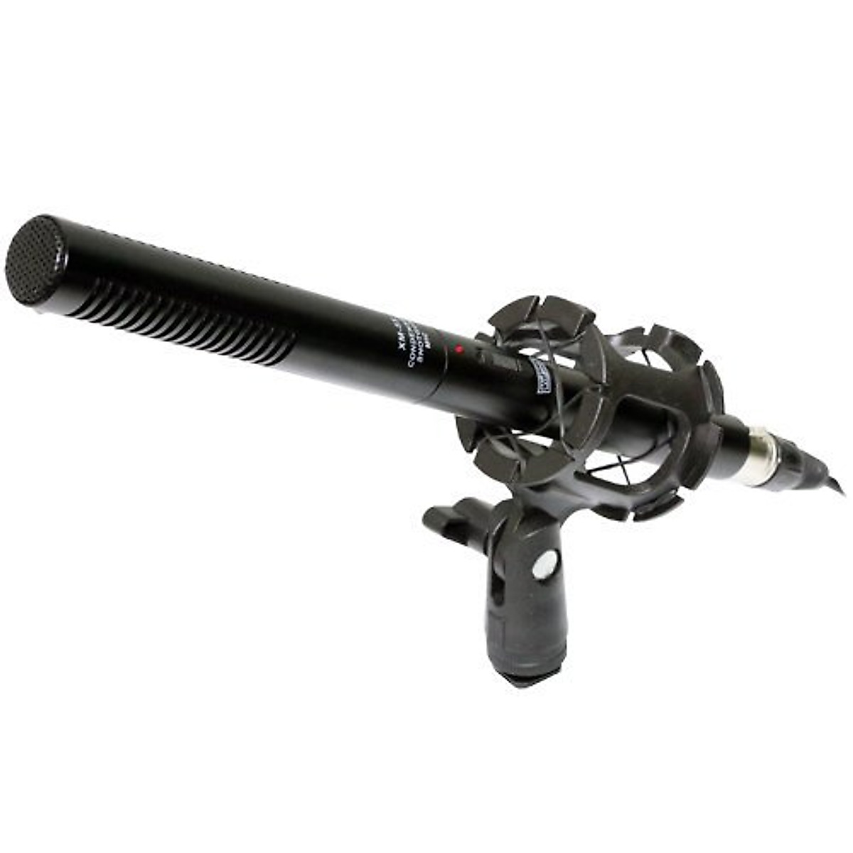 New Vidpro XM-55 15-Piece 11" Condenser Shotgun Video & Broadcast Microphone Kit with Vidpro XM-L Wired Lavalier Condenser Microphone 20' Audio Cable for Canon Nikon Sony DSLR Camera Camcorders