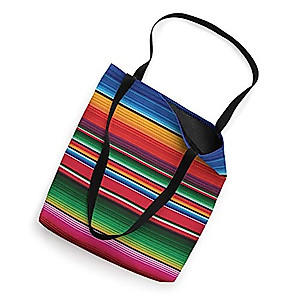 Mexican Serape Poncho Pattern Tote Bag