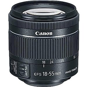Canon EOS Rebel 800D / T7i DSLR Camera with 18-55 4-5.6 is STM Lens 1895C002 + 64GB Memory Card + Case + Card Reader + Flex Tripod + Hand Strap + Cap Keeper + Memory Wallet (Renewed)