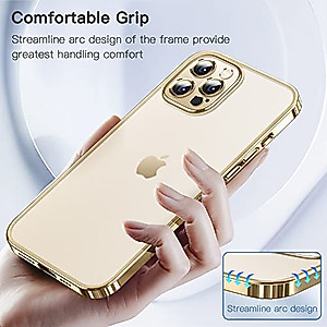 Alphex Beyond Clear Magnetic for iPhone 15 Pro Case, Compatible with MagSafe, Official Color Match for iPhone, 12FT Military Grade Shockproof Phone Cover 6.7 inch 2023 New, Aurum Titanium