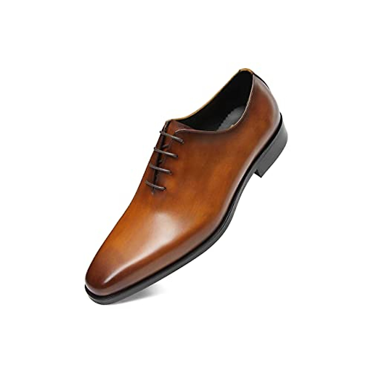 Men's Dress Shoes Oxford Formal Leather Shoes for Men 9.5US Brown