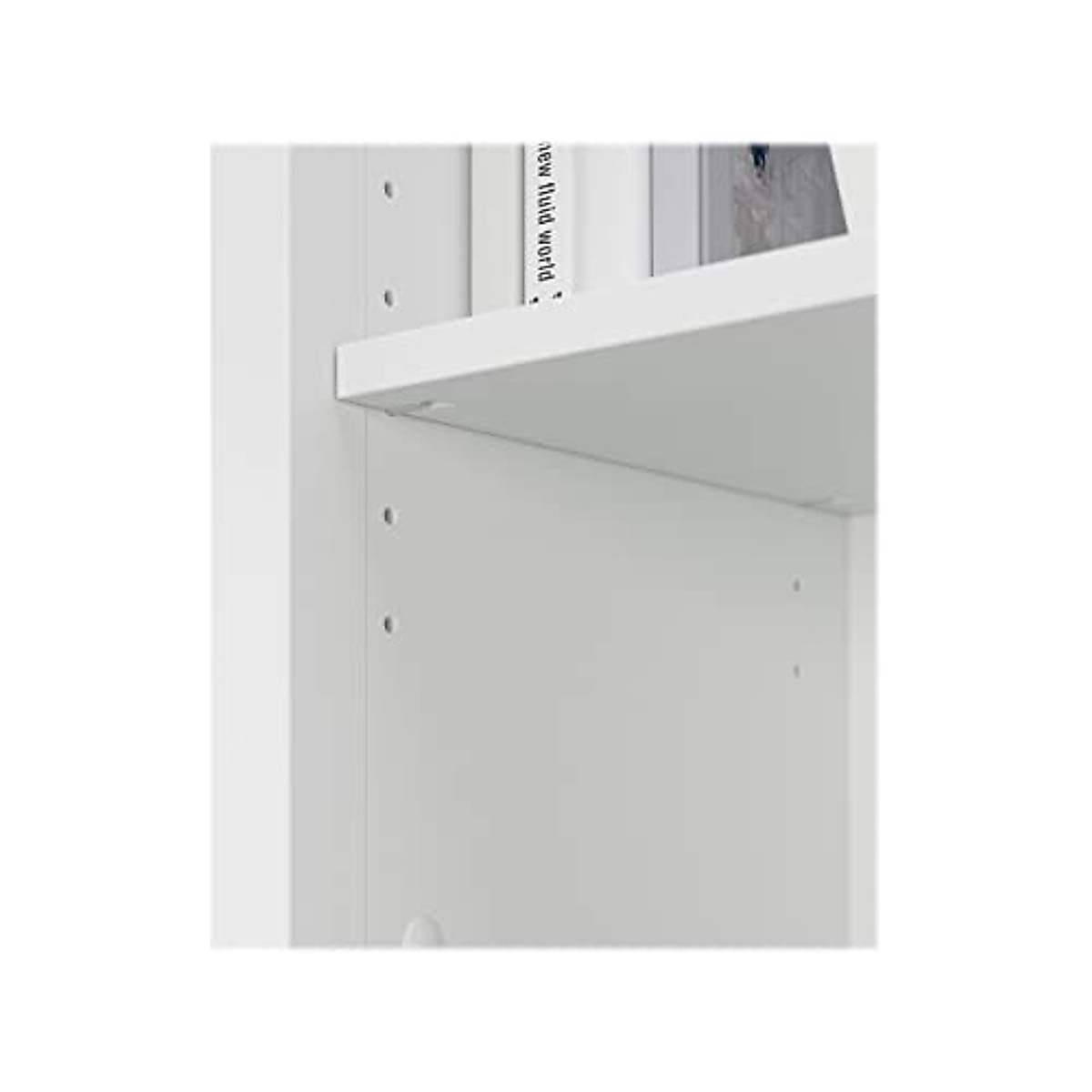 Bush Furniture Salinas 6 Cube Organizer, Pure White and Shiplap Gray