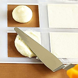 SHOPHOLIC 3-in-1 Multi-Function Stainless Steel Cake Icing Knife Set