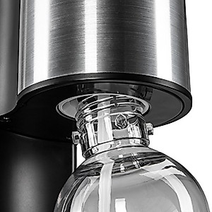 LEVIVO Water Bubbler Bottle, Unbreakable Plastic Bottle Bubbler, with lid and Bottom in Black, Content: Approx. 1