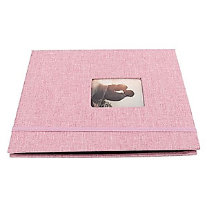 Photo Album, Mini Large Capacity Delicate Lightweight Photo Album for Ticket (pink)