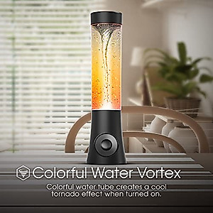 ART+SOUND Vortex Tornado TWS Bluetooth Speaker, 7 LED Light Show, Portable Speaker, Tornado Feature, Connect 2 Speakers at a Time, Bass Boosted, Home and Outdoor Speaker, Rechargeable Speaker