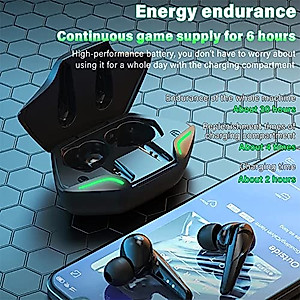 KEMBO C03 Waterproof Earbuds Wireless Bluetooth Noise Cancelling Earbuds Gaming Sport Running Headphone for Apple Android iPhone Samsung Touch Control Earbuds with Microphone