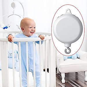 Mobile Baby Music Box Crib Mobile Box with Music Mobile Musical Replacement Nursery Mobile Motor Rotating Baby Crib Mobile Music Box Thirty-Five Lullabies Battery Operated