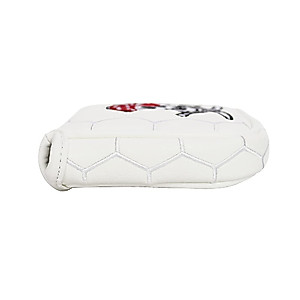 PINMEI Golf Mallet Putter Head Cover Mallet Headcovers Magnetic Club Cover Perfect for Scotty Cameron Odyssey Taylormade Ping (4.7×6 inches)