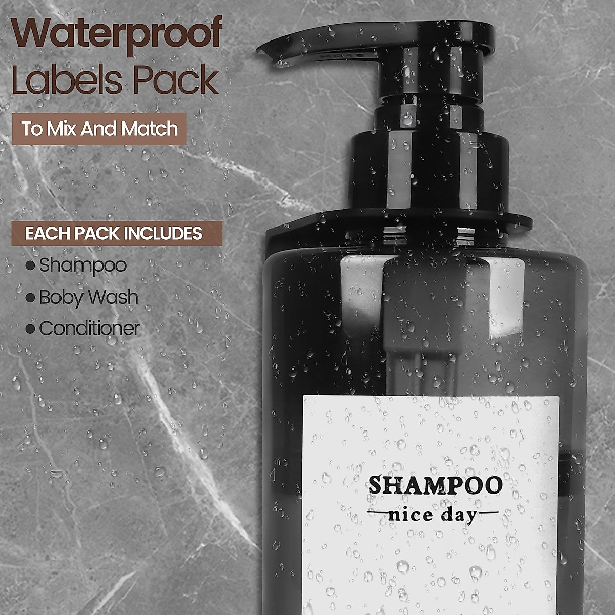 Shampoo and Conditioner Dispenser Shower Soap Dispenser Drill Free Shampoo Dispenser for Shower Wall Shampoo Holder for Shower Wall Shower Soap Dispenser 3 Chamber .16.9fl.oz