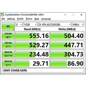 Timetec 256GB SSD 3D NAND SATA III 6Gb/s 2.5 Inch 7mm (0.28") Read Speed Up to 550 MB/s SLC Cache Performance Boost Internal Solid State Drive for PC Computer Desktop and Laptop (256GB)