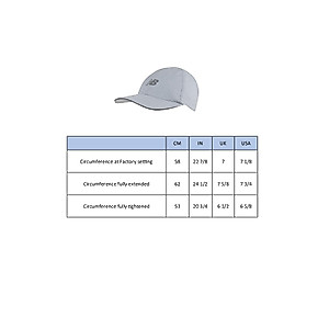 New Balance Men's and Women's Laser Performance Run Hat, One Size, Black