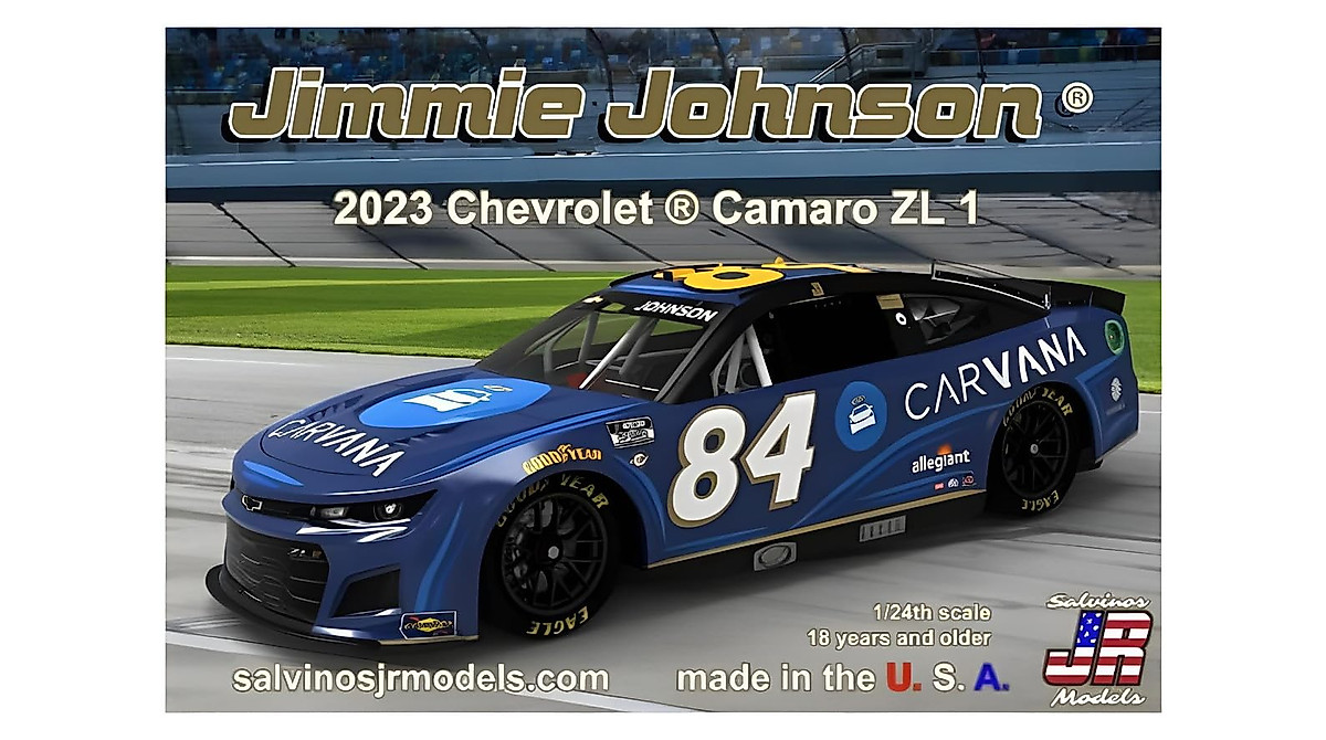 Salvinos JR Jimmie Johnson Car Kit - 1:24 Scale Model