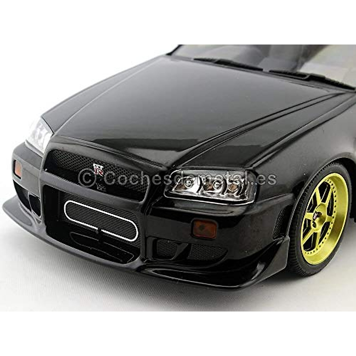 Greenlight 19030 1999 Nissan Skyline GT-R (R34), Black