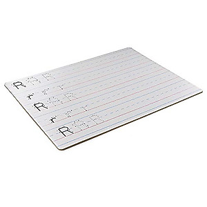 9" X 12" Double Sided Dry Erase Lap Boards Learning Writing Practice Whiteboard for Student and Classroom Use, Math Board, Picture Drawing and Games Boards (Pack of 2) by - Emraw