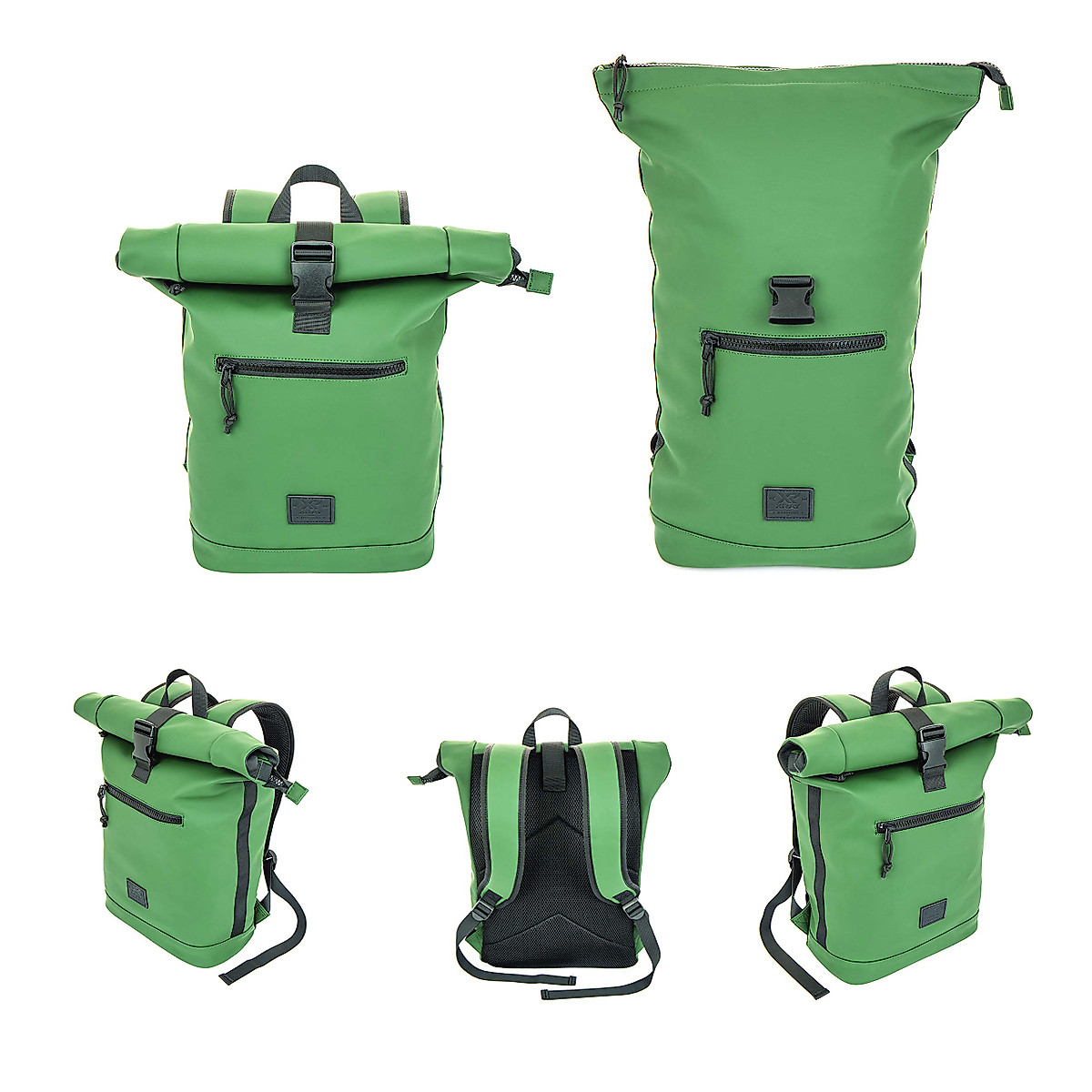 X RAY Rolltop Backpack | Leather Backpack | Travel Backpacks | School Backpack