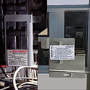 FDSNH Generator Interlock kit, HOMRBGK2C Outdoor Cover Generator and QOM2 Frame Size Main Breaker Interlock Kit, Compatible with Outdoor Homeline 150A-225A Main Breaker Load Centers Aftermarket Part