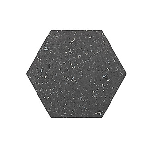 Self Adhesive Hexagon Vinyl Floor Tiles, 20 Tiles - 9" x 10.4", Floor Galore Galaxy Pattern - Peel & Stick, DIY Flooring for Kitchen, Dining Room, Bedrooms & Bathrooms by Achim Home Decor