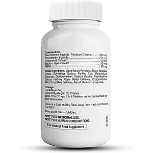 Maintains Healthy Hip and Joint Function: Give Your pet The Support They Need for Healthy Hip and Joint Function. Our Supplement Helps Maintain Joint Health, Age-Related wear and Tear