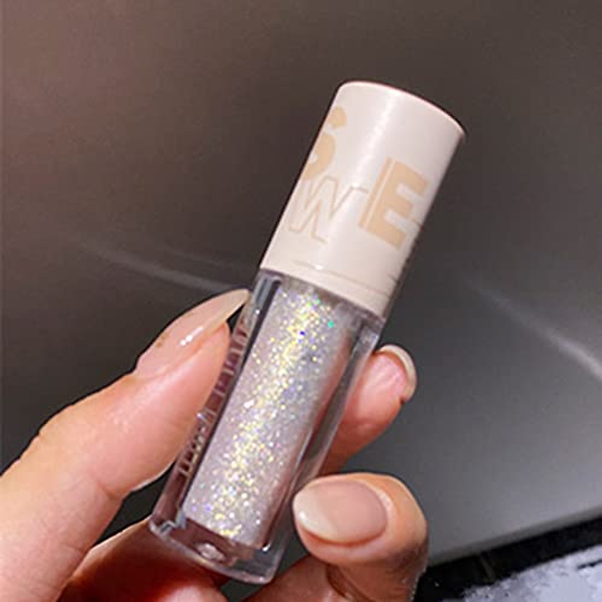 Go Ho Glitter Eyeshadow Makeup,Liquid Glitter Under Eye Shadow Bling,Glitter Eyeliner Diamond Sparkle Eye Stick,Shimmer and Shine Korean Makeup Glitter Lip Gloss for Women Eye Glitter,05# Golden Glitter