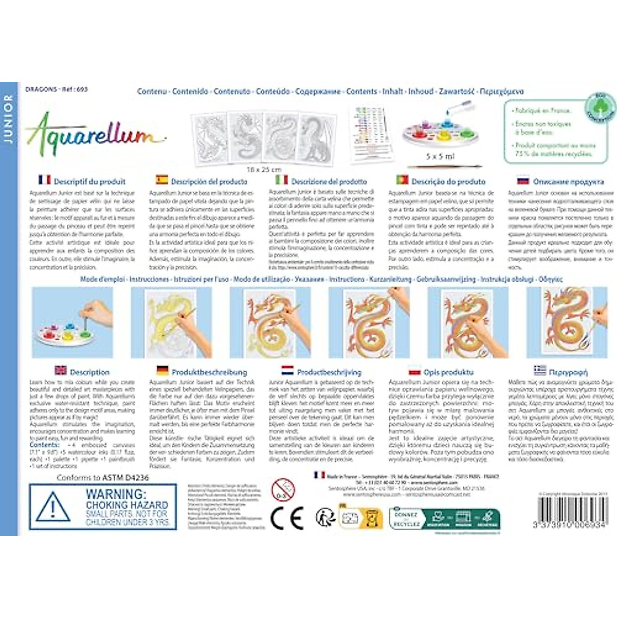 Sentosphère Aquarellum Junior - Dragons