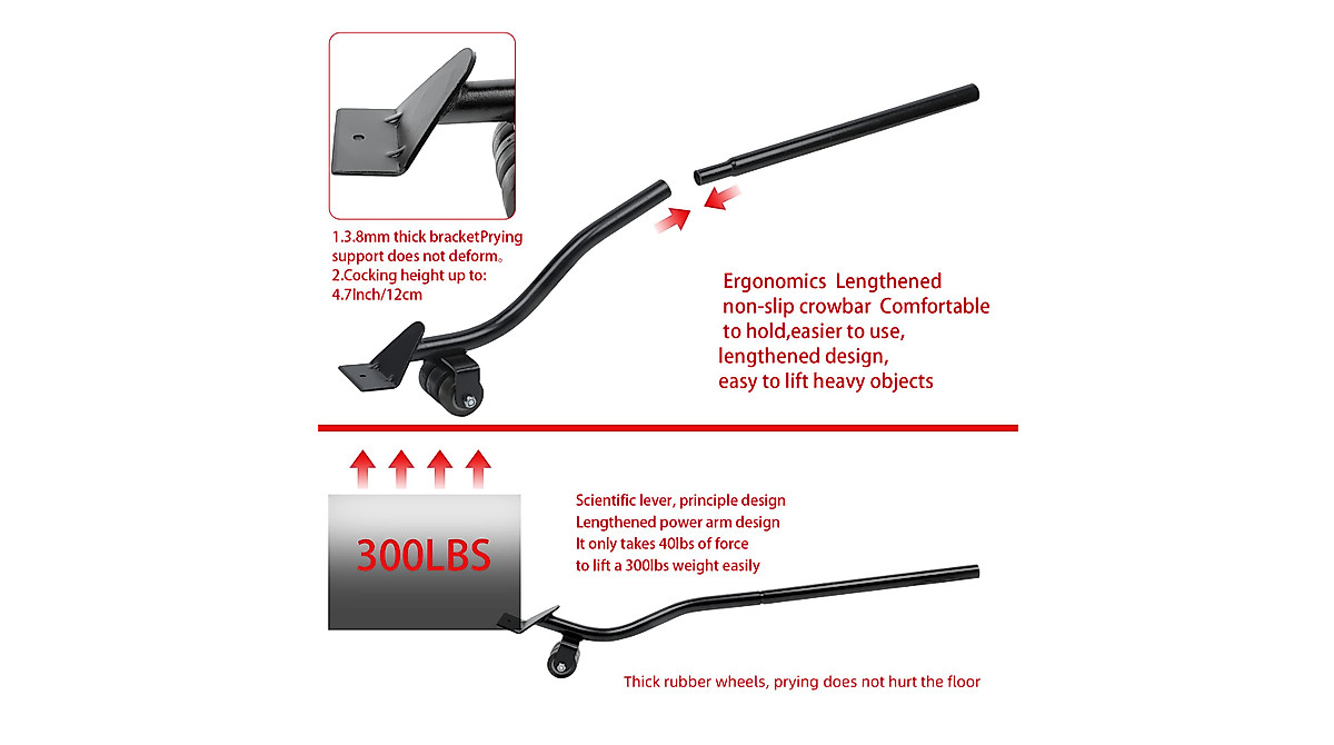 Heavy Duty Expandable Furniture Lifter & Mover Kit
