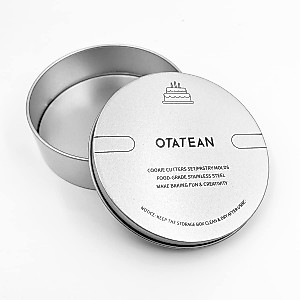 OTATEAN Cookie Cutters Food-Grade Stainless Steel Leaves Cookie Cutters Tear Shape Mold Pastry Baking Mould Raindrop Shape Cutter Set for Sugar, Cake, Pies, Snacks, Donuts, Bread Decoration (10 sets)