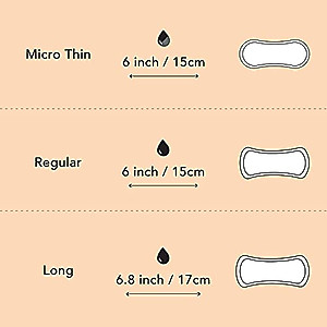 Rael Panty Liners for Women, Organic Cotton Cover - Regular Pantiliners, Light Absorbency, Unscented, Chlorine Free (Regular, 44 Count)