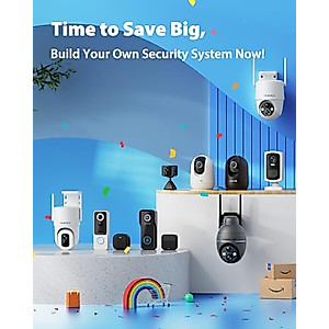 MUBVIEW Cameras for Home Security, Indoor Security Camera, 2.4G WiFi Wired Camera Ideal for Dog/Elder/Baby, Motion Tracking, Two-Way Audio, Pan Tilt, 24/7, 2K Night Vision PK320B-D