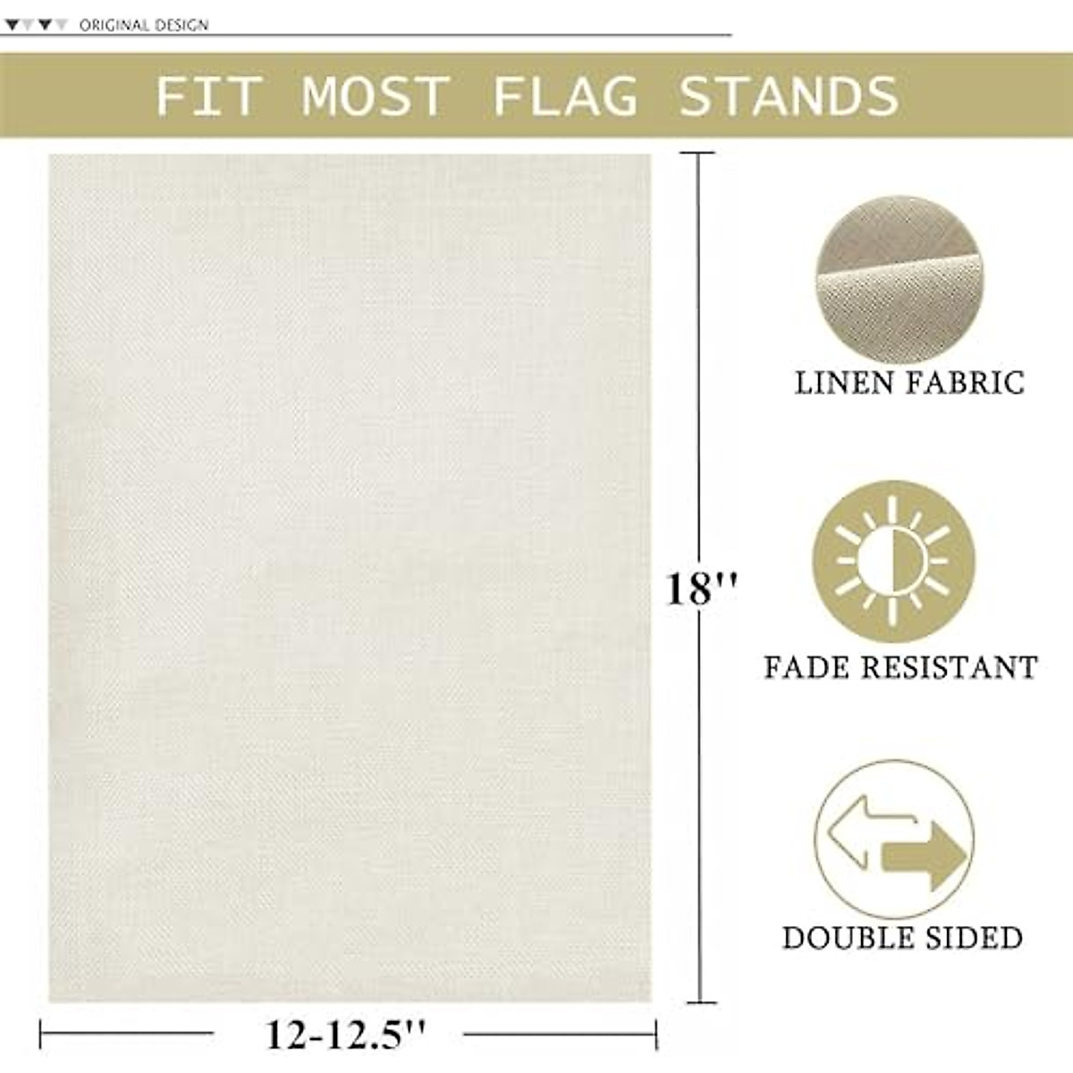 Hzppyz Happy 4th of July Gnome USA Garden Flag, America Patriotic Decorative Yard Outdoor Small Decor, American Memorial Day Home Outside 12x18