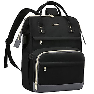 LOVEVOOK Laptop Backpack for Women Backpack Purse 14 Inch Travel Work Backpack Nurse Teacher Bag Large Capacity Computer Backpack with USB Port