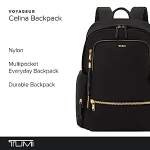 TUMI Voyageur Celina Backpack - Black/Gold