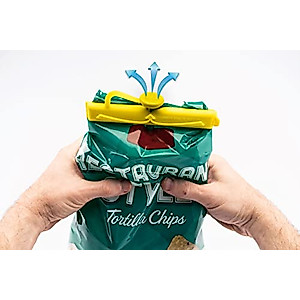 Jokari Air Removing Bag Clips 2 Pack. Keep Chips, Cereal Bread or Snacks Fresh and Crisp Longer. The Easy Way to Seal Bags and Remove Air to Keep Food Fresh and From Getting Stale or Losing Crunch