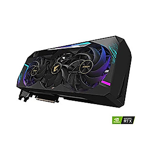 GIGABYTE AORUS GeForce RTX 3080 Ti Xtreme 10G Graphics Card, Max Covered Cooling, 12GB 384-bit GDDR6X, GV-N308TAORUS X-12GD Video Card
