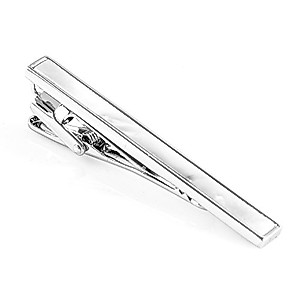 MRCUFF Mother of Pearl Cufflinks & Tie Clip Bar & Studs Tuxedo Set in Presentation Gift Box & Polishing Cloth