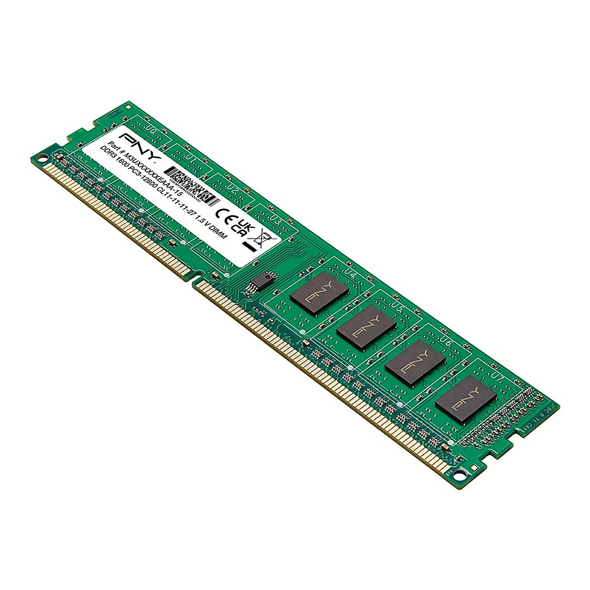 PNY Performance 8GB DDR3 1600MHz (PC3-12800) CL11 1.5V Desktop Memory - MD8GSD31600NHS