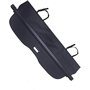 kaungka Cargo Cover Retractable for 2015-2024 Ford Edge Black (There is no Gap Between The Back Seats and The Cover)