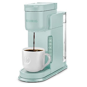 Keurig K-Express Single Serve K-Cup Pod Coffee Maker, 3 Brew Sizes, Strong Button Feature, 42oz Removable Reservoir, Mint