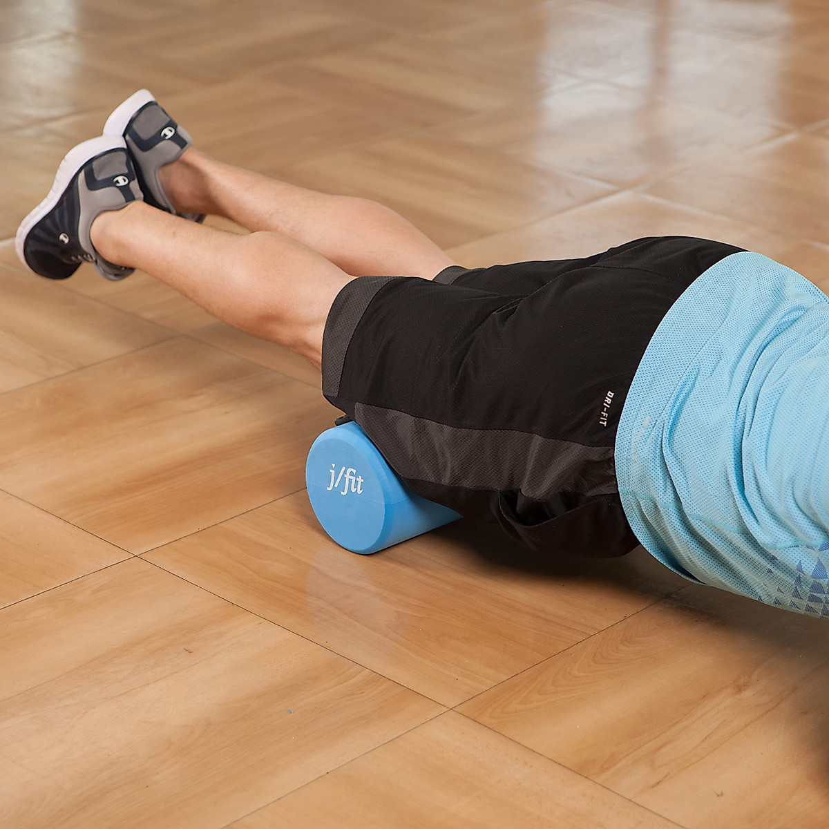 JFIT High Density EVA Roller, Blue, 36"