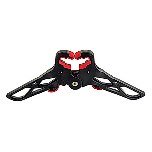 TRUGLO Bow Jack Folding Bow Stand, Mini Wide , Black