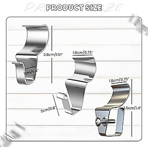 Gasuio 2024 New Vinyl Siding Hooks for Hanging Outdoor, Upgrade Heavy Duty Stainless Steel Hooks for Siding, No Hole Need Vinyl Siding Hooks Hangers for Hanging Outdoor Home Decor (#A1, 10PCS)