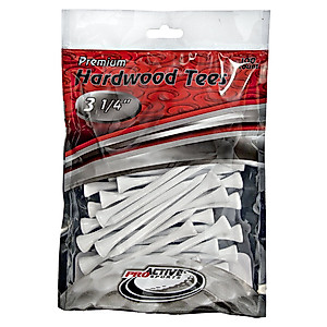 ProActive Sports Proactive Tees 3-1/4-Inch-100 Pack (White)