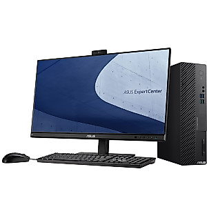 ASUS ExpertCenter D500SD Small Form Factor Desktop PC, Intel Core i5-12400, 8GB DDR4 RAM, 512GB PCIe SSD, TPM, Windows 11 Pro, Black, D500SD-XH503